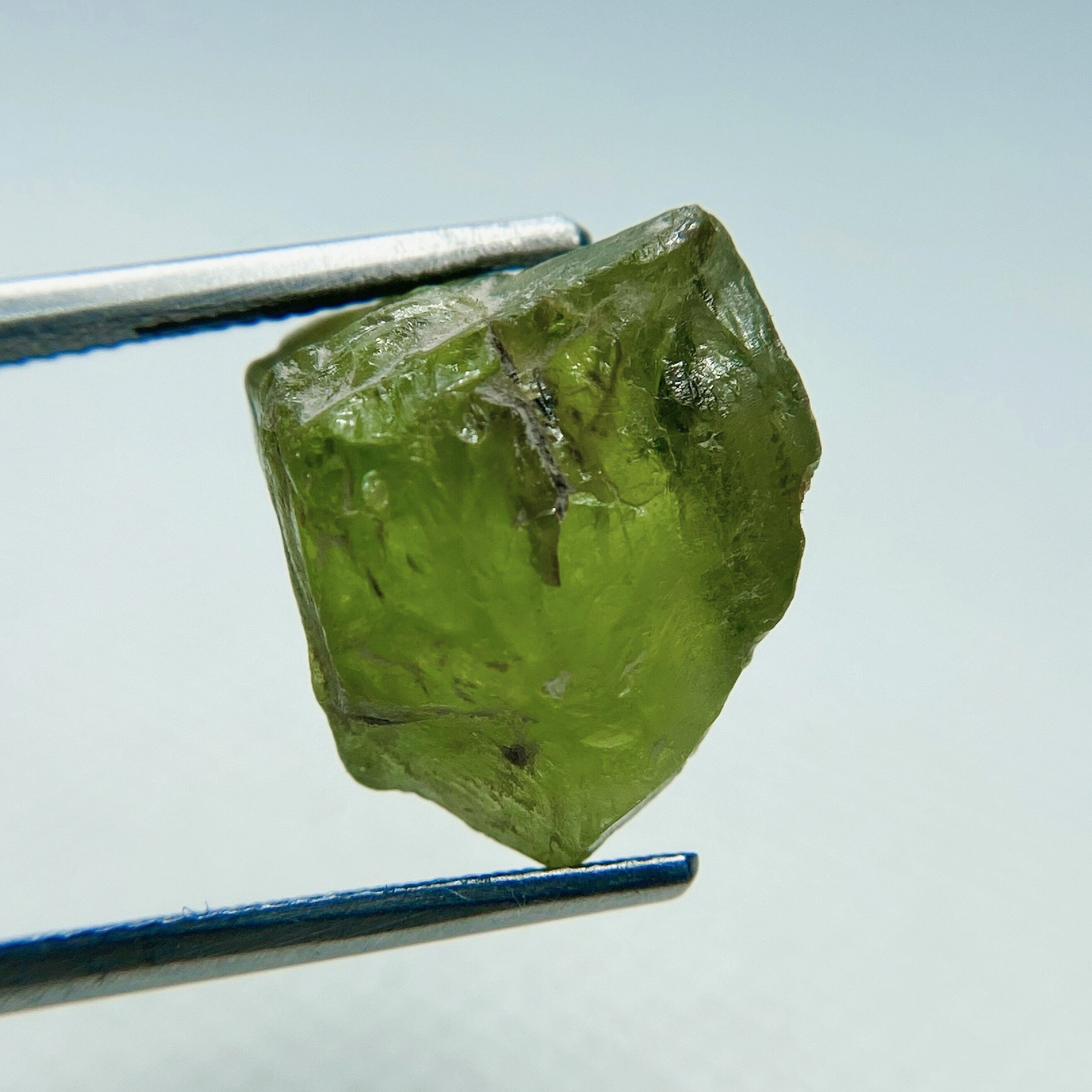 Peridot olivine or chrysolite gem crystal from TibetChina. | Etsy