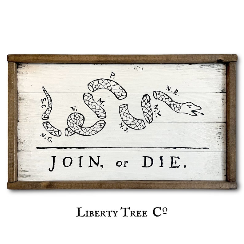 Join or Die Flag | Join or Die | Join or Die Snake | Patriotic ...