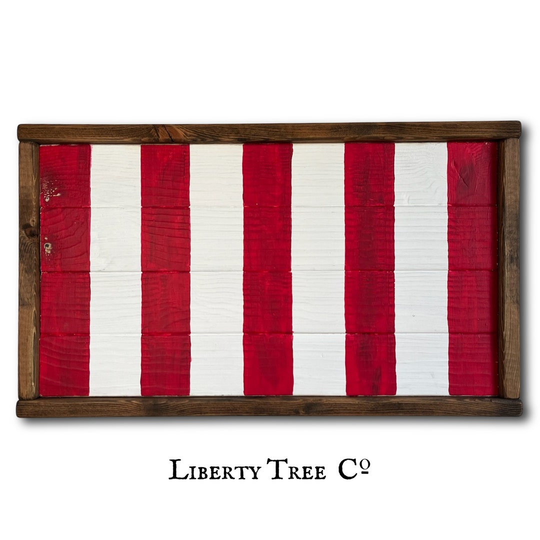 Sons of Liberty Farmhouse Style Sign, Rebellious Stripes Patriotic ...