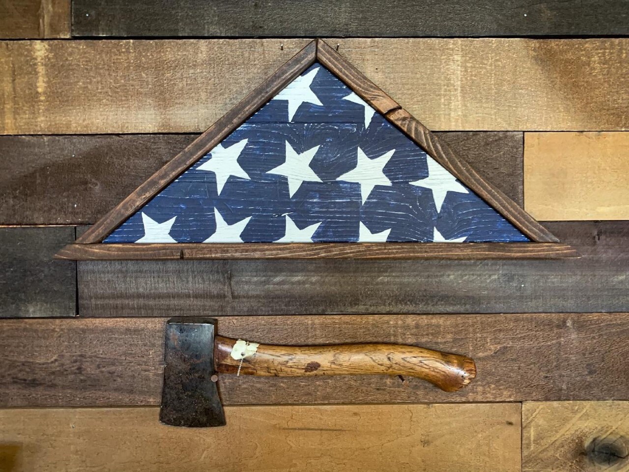 Folded Flag | Folded American Flag Sign | Stars and Stripes | Patriotic ...