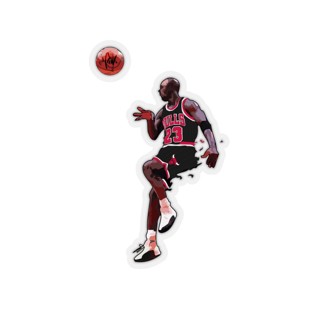 MJ the GOAT Kiss-cut Stickers - Etsy