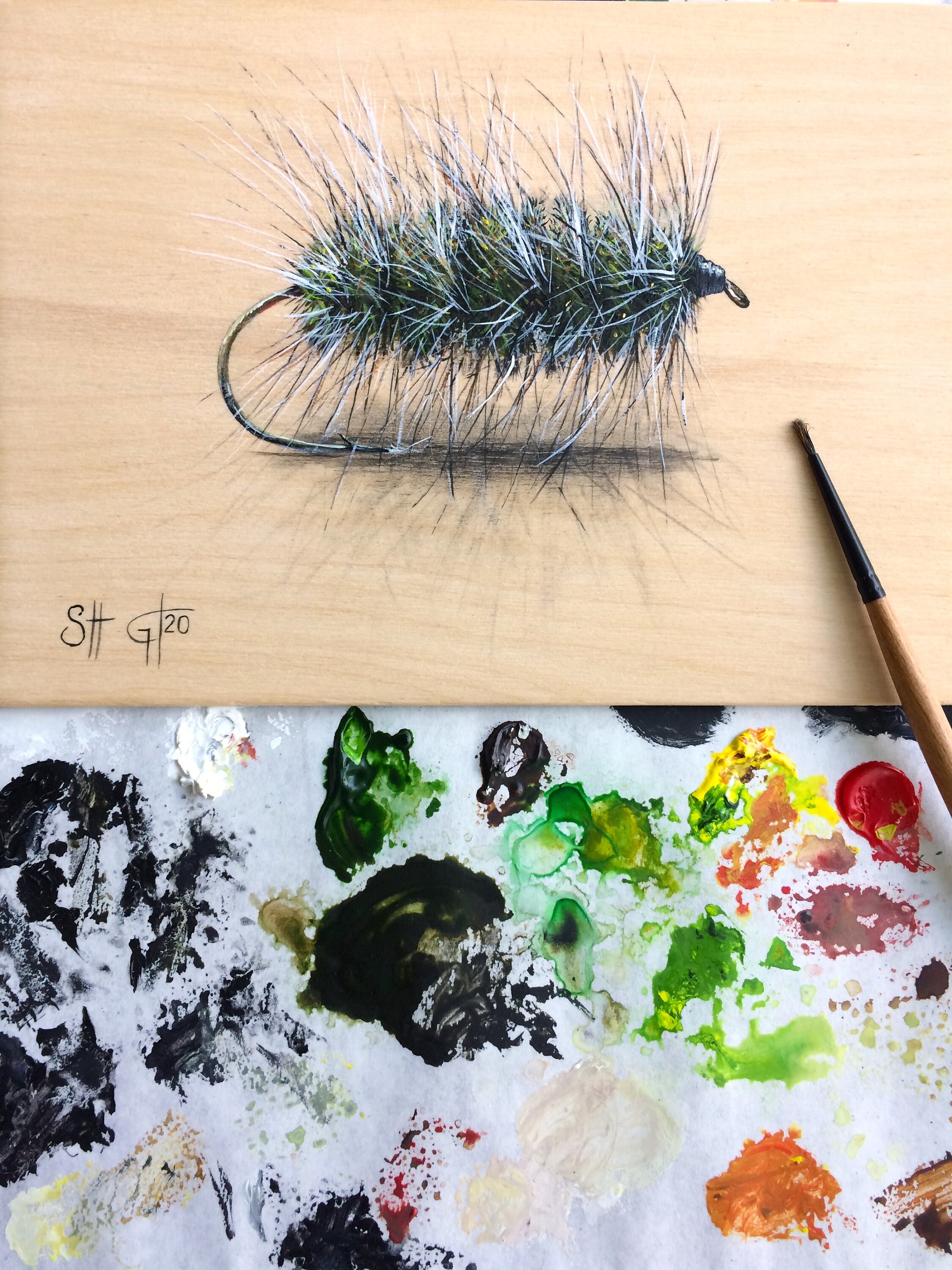 Fly Fishing Art Print Fly Fishing Painting Fishing Art - Etsy