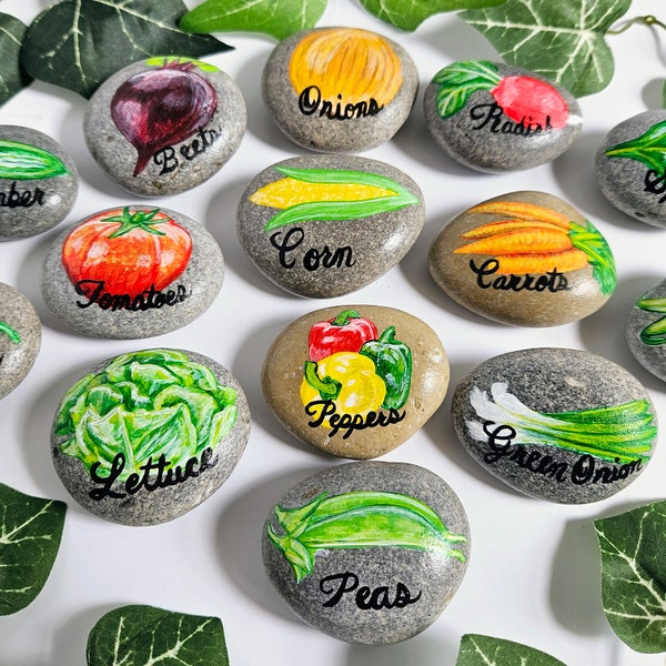 Painted Rocks for Garden - Etsy