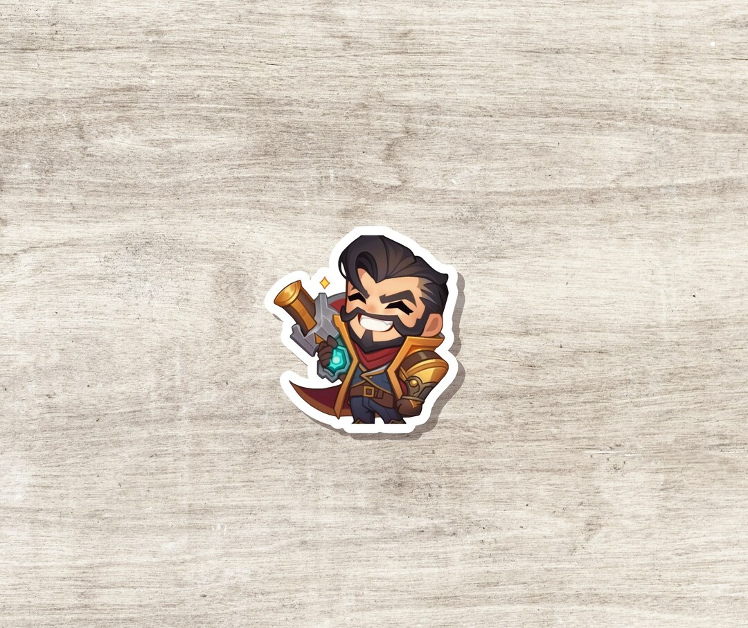 Graves Emote Lol Vinyl Sticker Weatherproof - Etsy