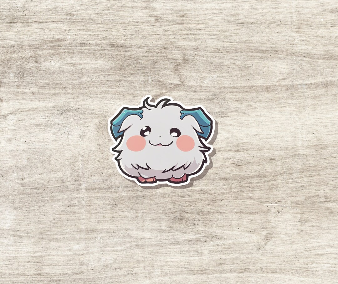 Poro Emote Lol Vinyl Sticker Weatherproof - Etsy