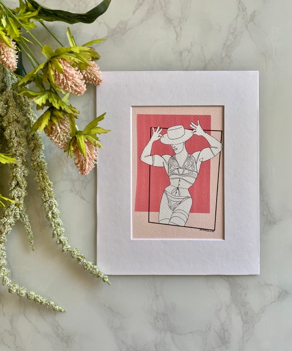 Boylesque Art Print CLD53 Queer Line Art gay / Queer/ - Etsy