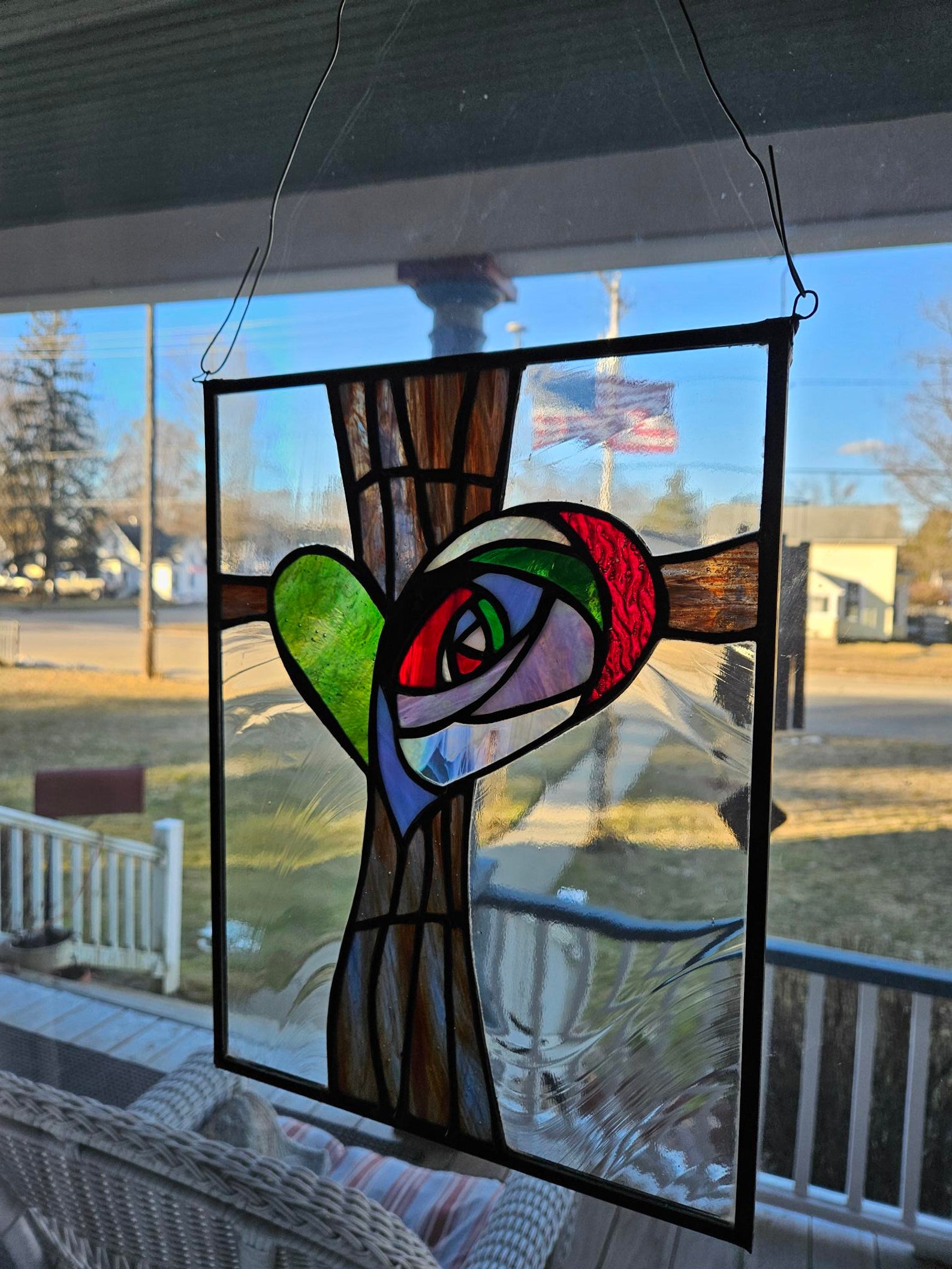 Stained Glass Whimsical-whimsy Heart Made to Order - Your Choice of ...