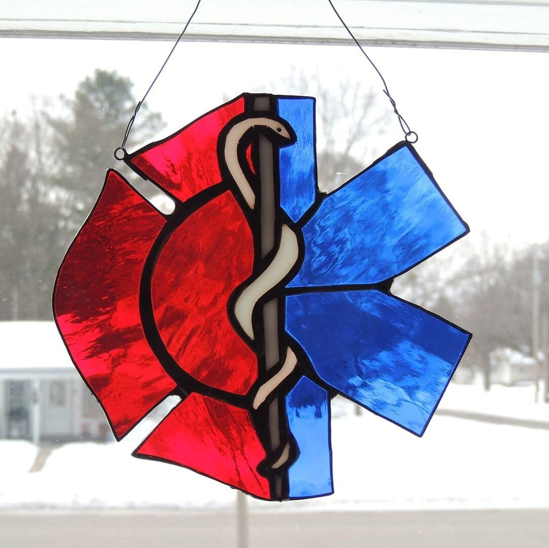 Star of Life/maltese Cross Combination - EMT EMS Emergency Medical ...