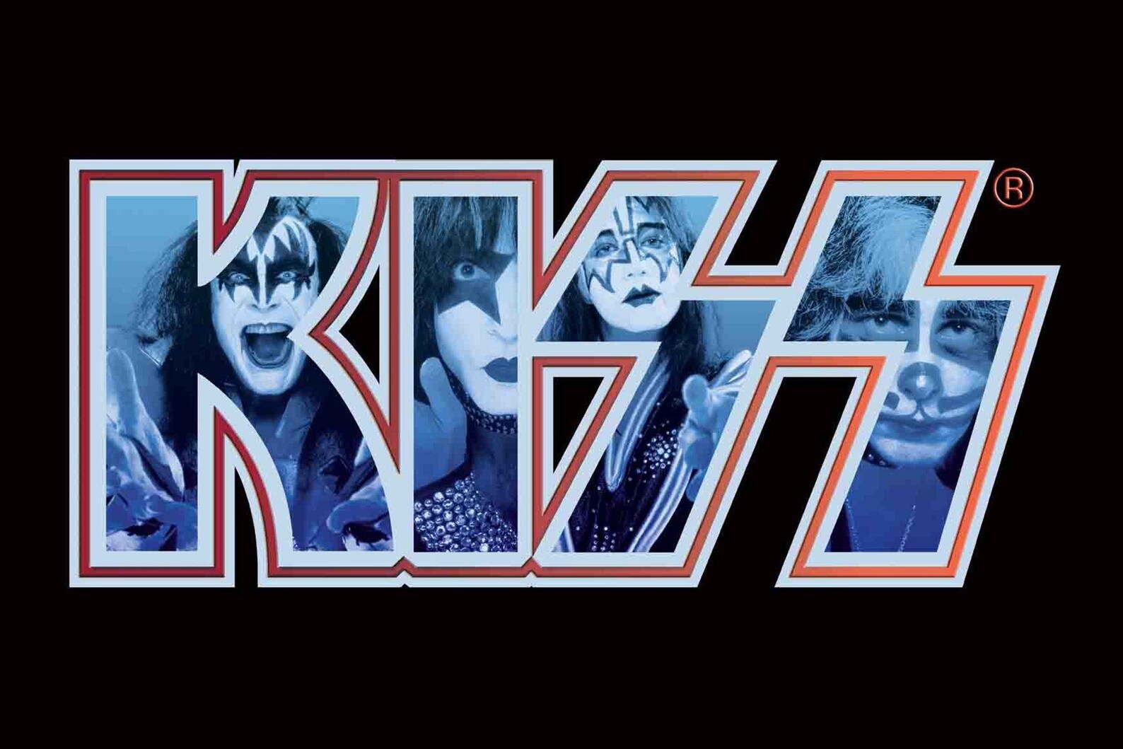 Kiss Rock Band Logo Print Canvas Wall Art | Etsy