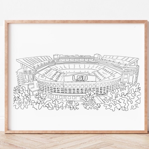 Tiger Stadium Digital Art - Etsy