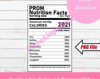 Baby Shower Nutrition Facts Label | Baby Shower | Chip Bag | Instant ...