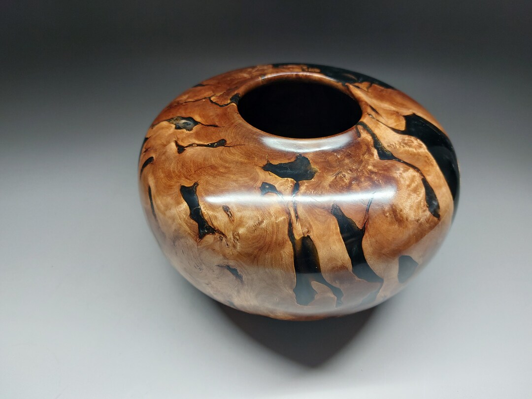 Wooden Root and Resin Vase Yamabikowoodart - Etsy