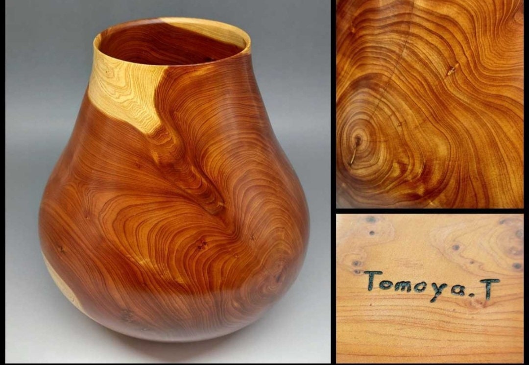 Wood Vase "kaizuka Tree" Yamabiko Woodart - Etsy