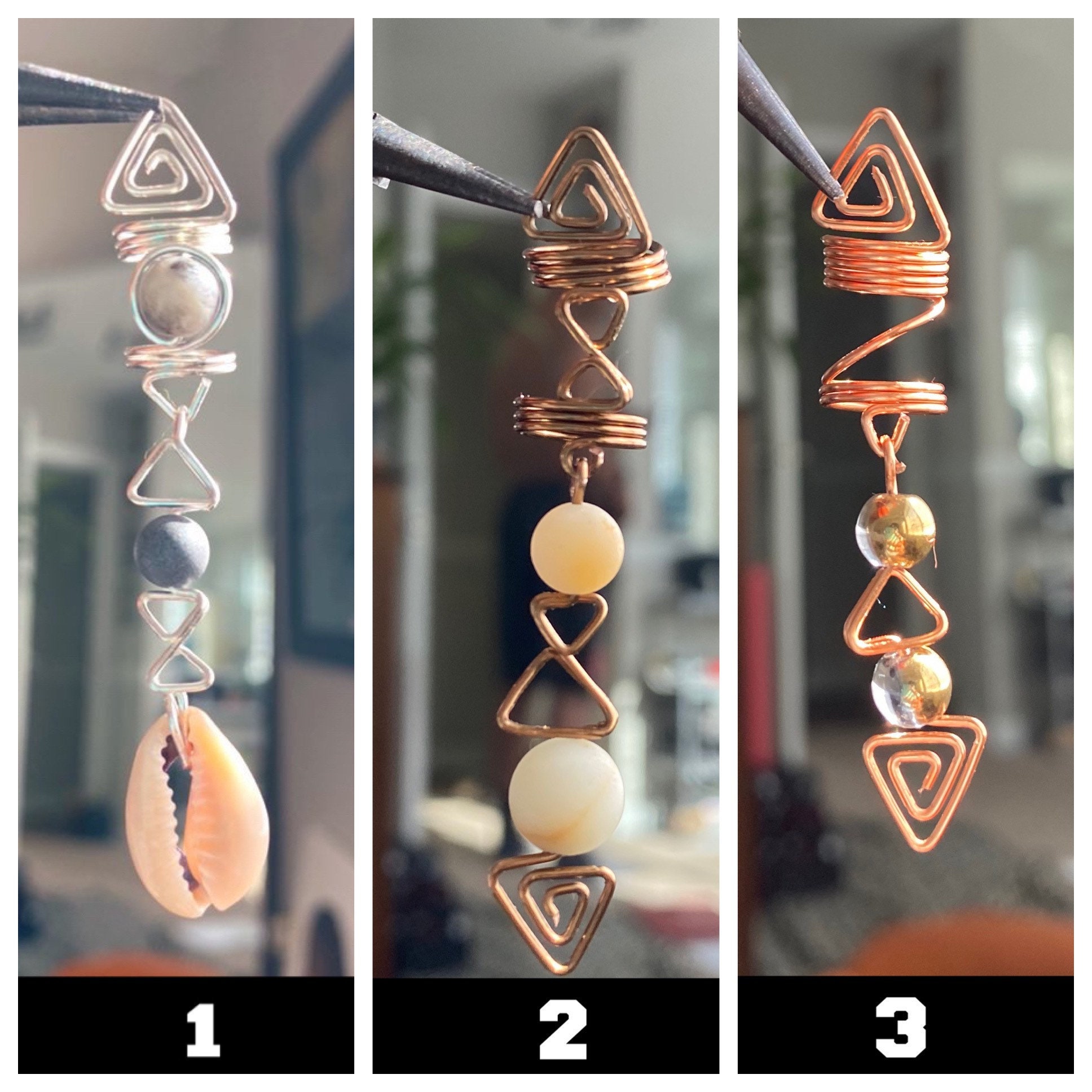 Triangle Loc Jewelry | Etsy