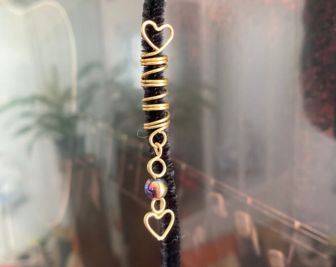 1 Bead 2 Hearts Loc Jewelry - Etsy