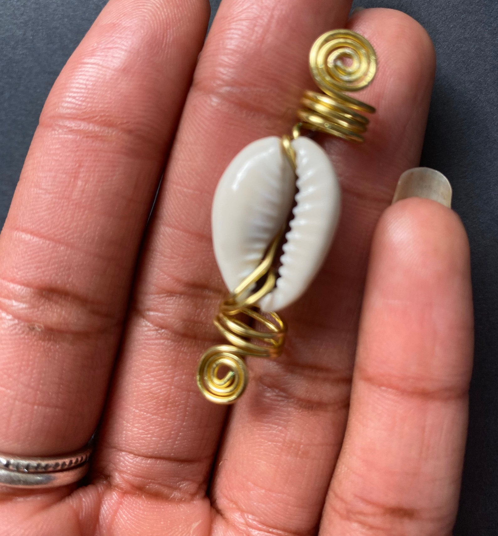 Cowrie Shell Loc Jewelry | Etsy