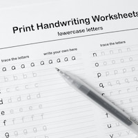 Write the Sentence Worksheets, Handwriting Trace Fun Facts, Printable ...