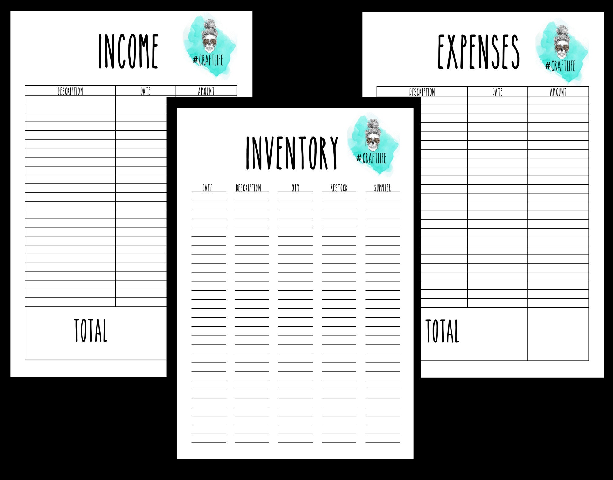 16 Piece - Business Expense Tracker - Etsy