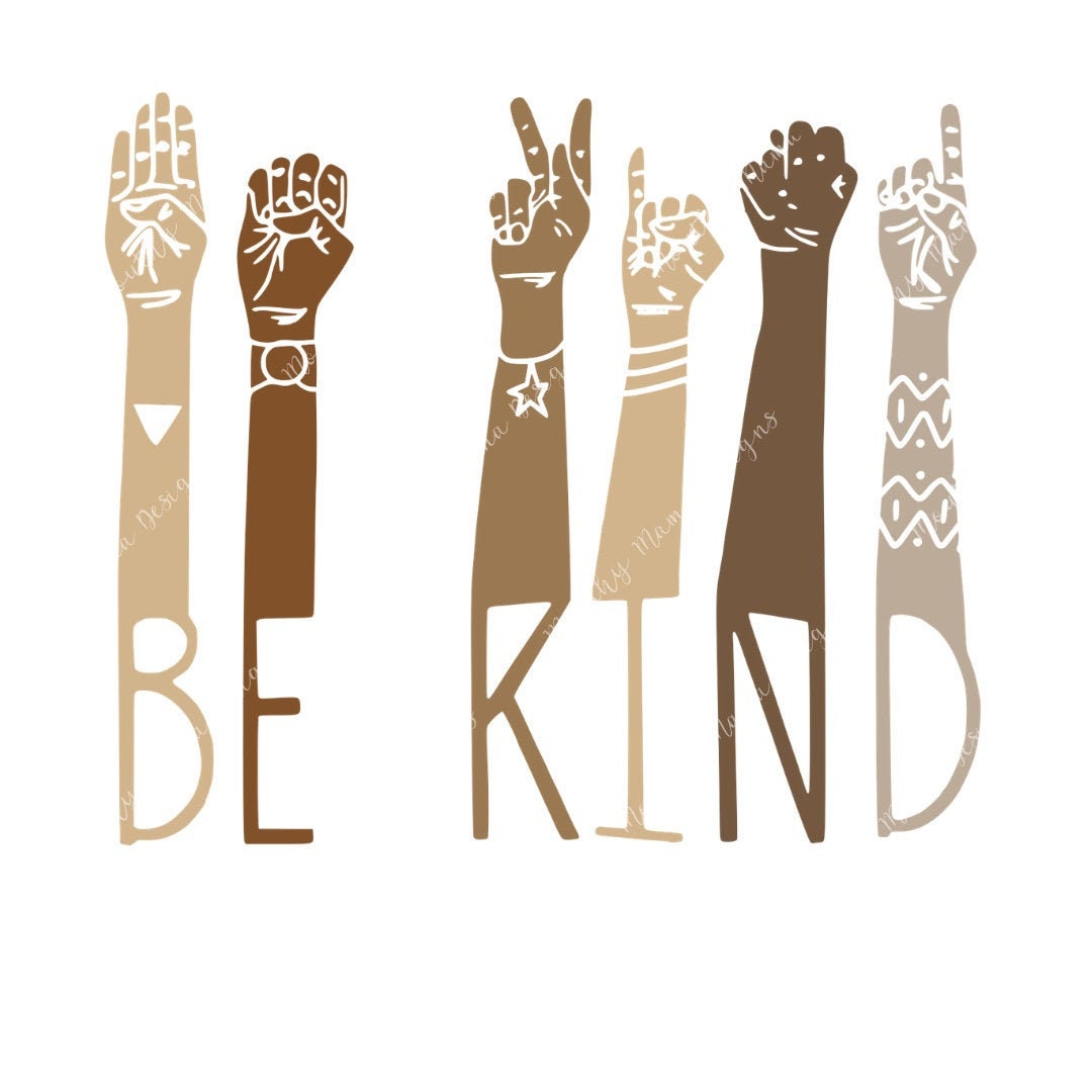 Be Kind Svg, Pdf and Png - Etsy