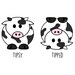 Tipsy Cow and Tipped Cow Png - Etsy