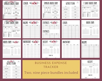 32 Piece Business Expense Tracker | Etsy