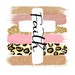 Faith Cross Leopard Pink Glitter PNG and JPEG | Etsy