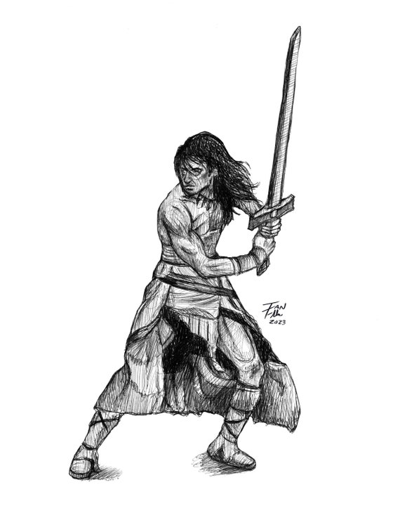 Drawing Art Illustration Barbarian