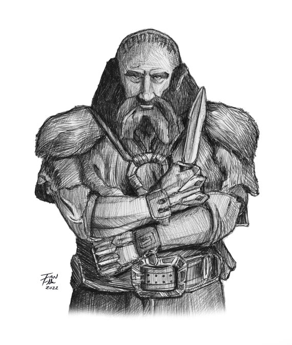 Lotr Dwarf Art