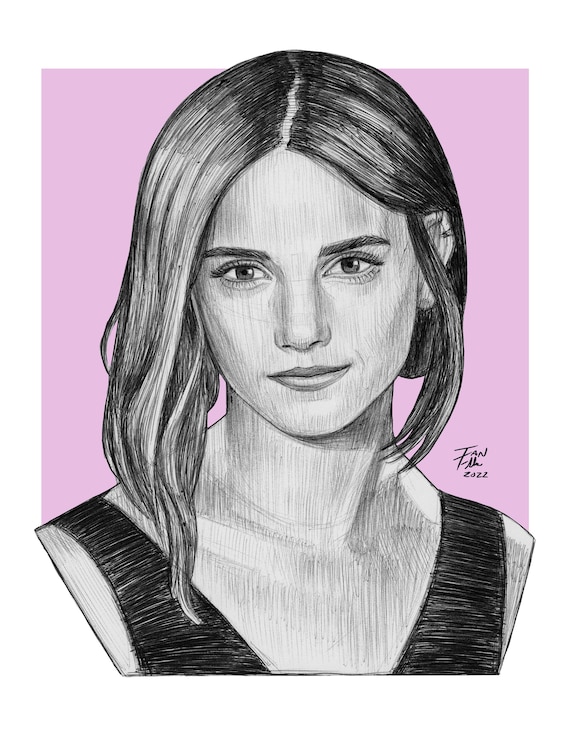 Disegno Di Emma Watson Emma Watson Nel Ruolo Della Grafica Ultra