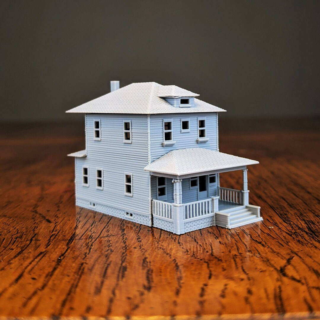 Z-scale - Sears Woodland 1920s Kit Home - 1:220 Scale Building House - Etsy