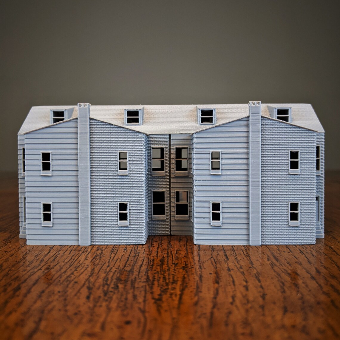 Ho-scale Pennsylvania Row House 4 Unit Model Brick&wood Ext - Etsy