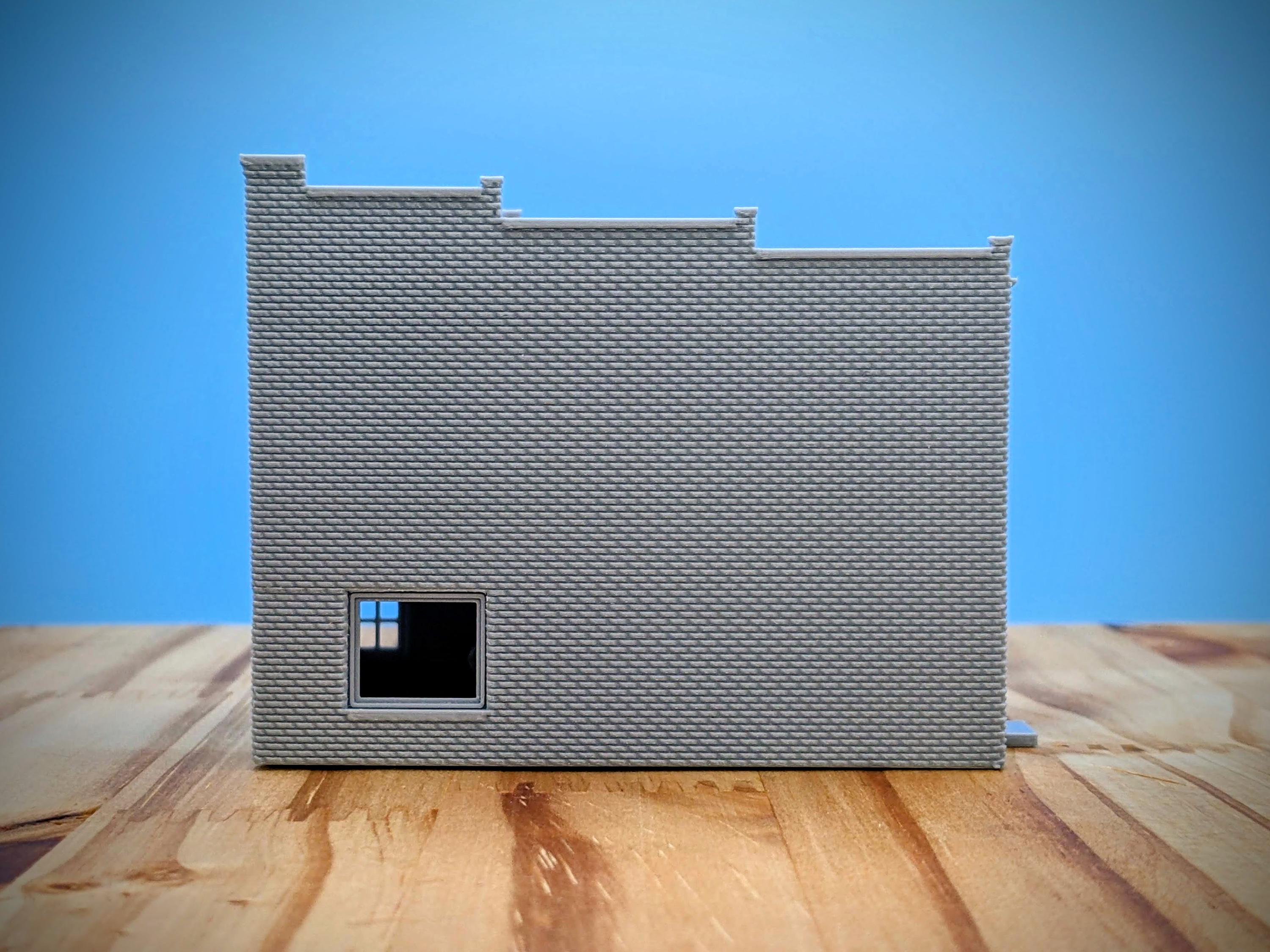 HO Scale - Marshall NC Brick Main Street Store #1 - 1:87 Scale Building ...