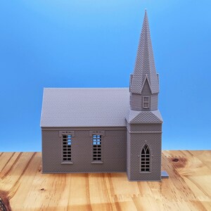Z Scale - Michigan Church - 1:220 Scale Building - Etsy