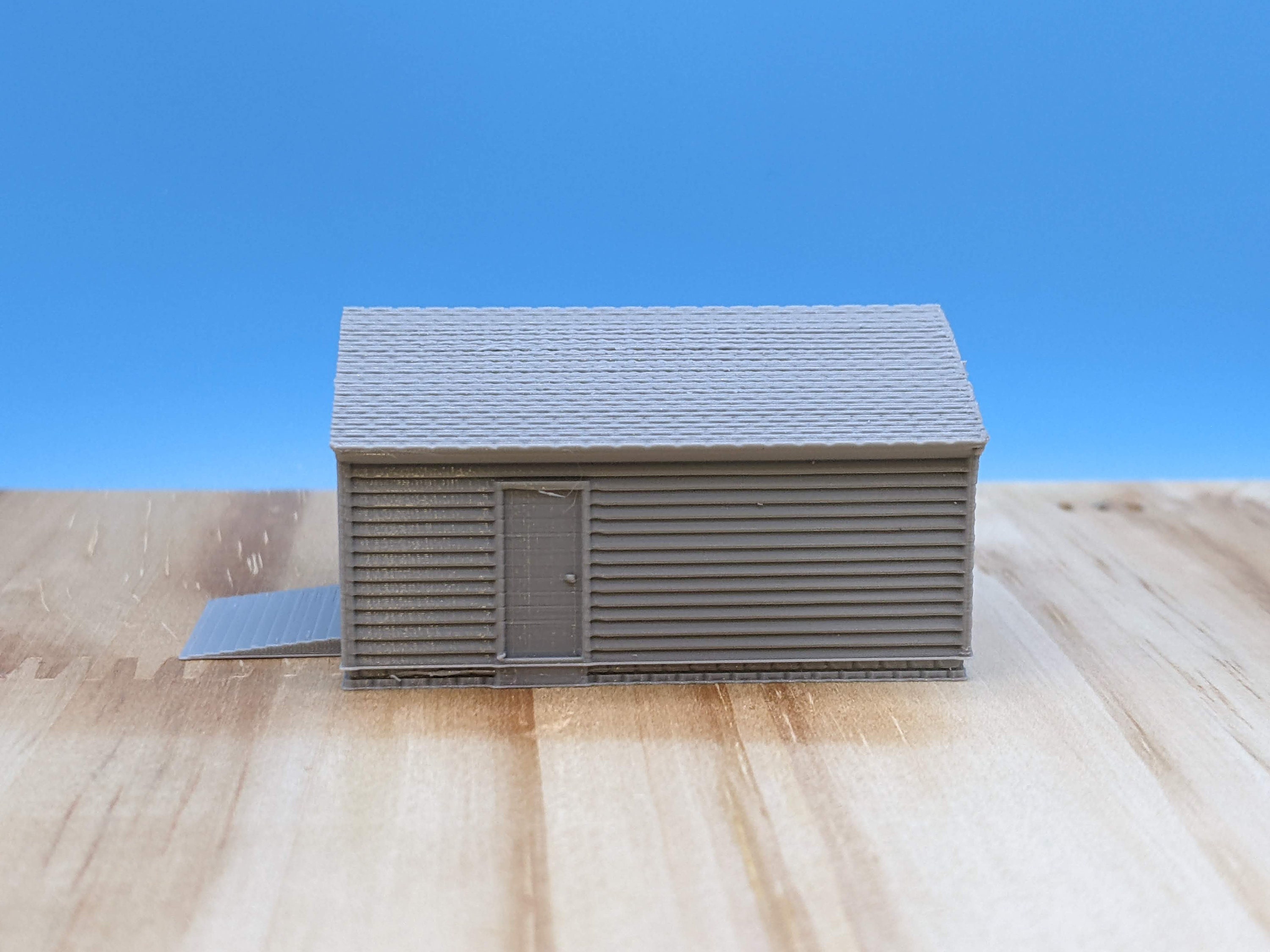 N-scale Single Car Garage 1:160 Scale Building - Etsy