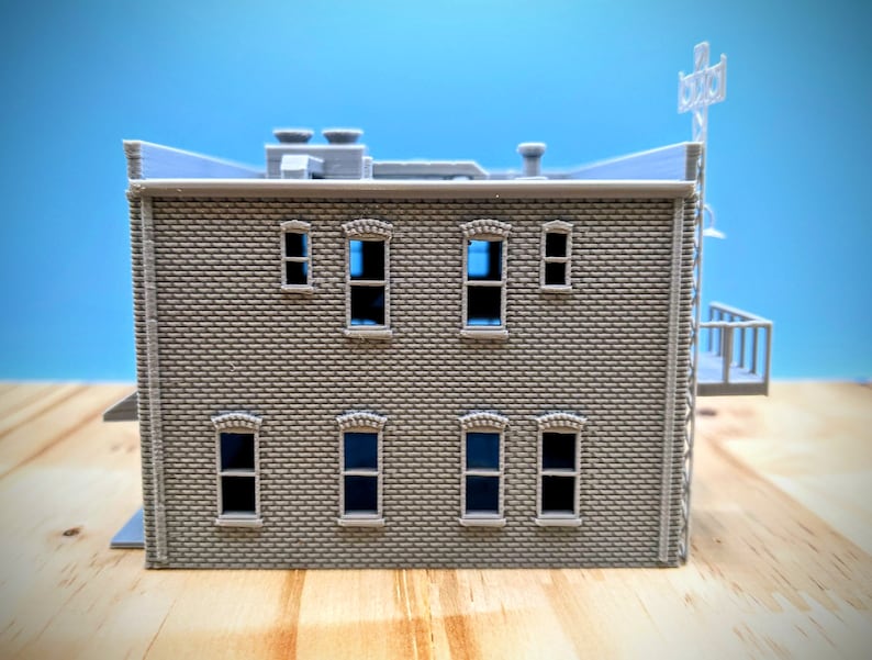 Z-scale Fire Station 4 Austin Texas 1:220 Scale Building | Etsy