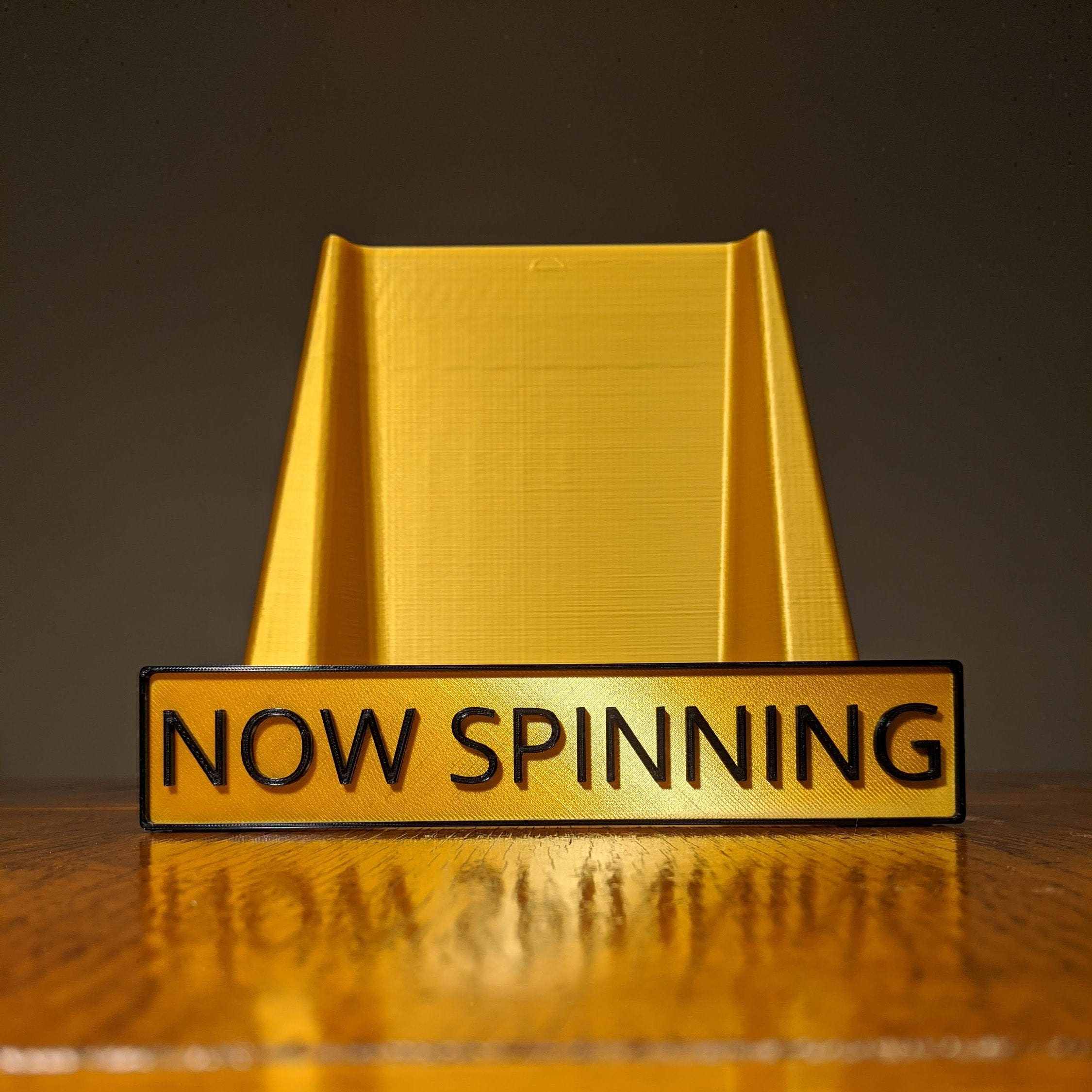 Now Spinning Vinyl Record Stand Designed for All Cover Sizes | Etsy UK