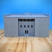 HO Scale - Large Arched Office Building Brick - 1:87 Scale Building ...