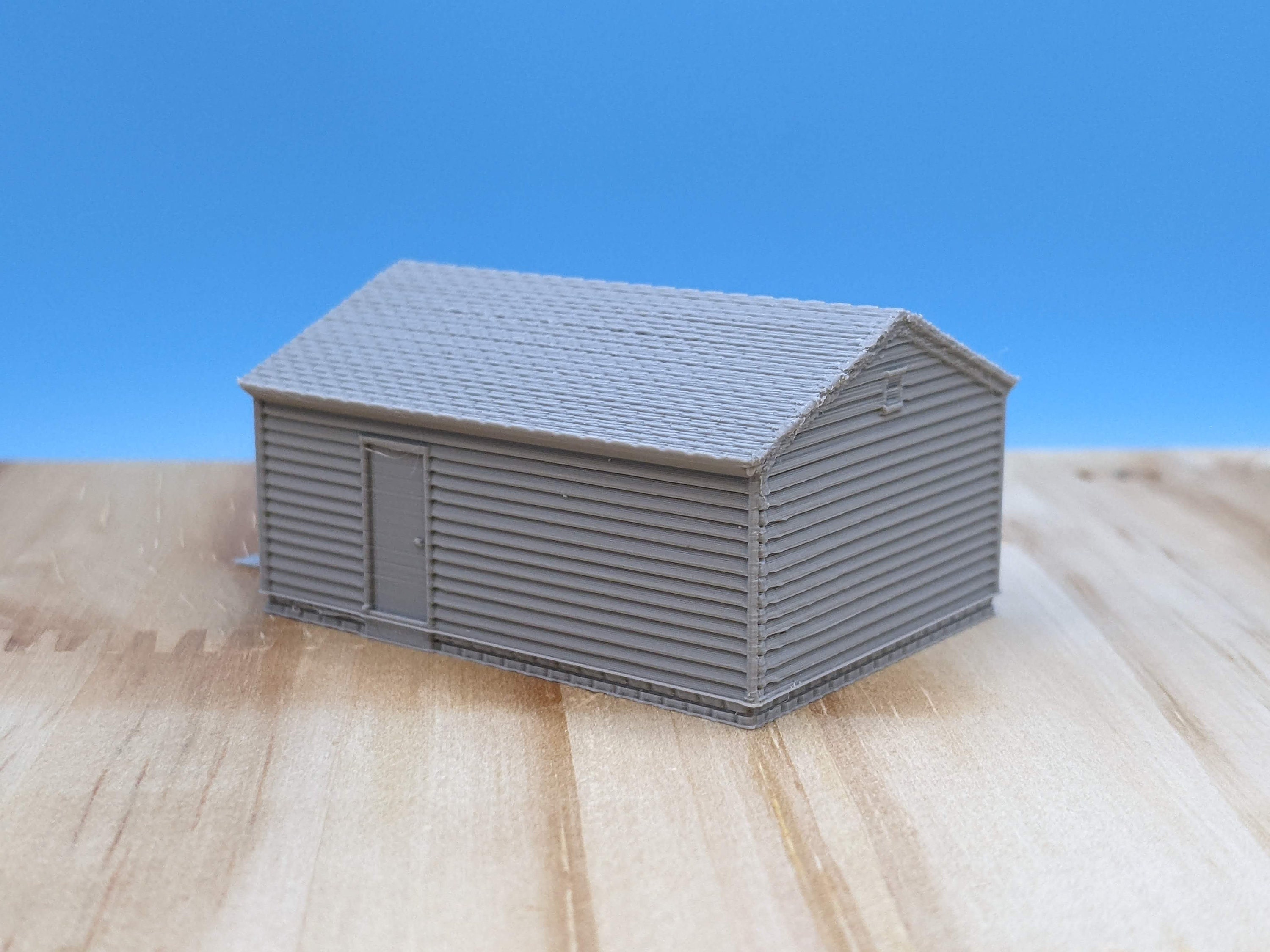 N-scale Single Car Garage 1:160 Scale Building - Etsy