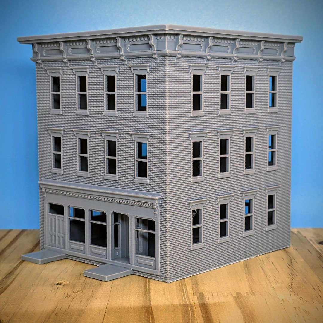 HO Scale - York Pennsylvania Store and Apartment - 1:87 Scale Building ...