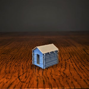 N-scale - Small Log Cabin Shed - 1:160 Scale Building - Etsy