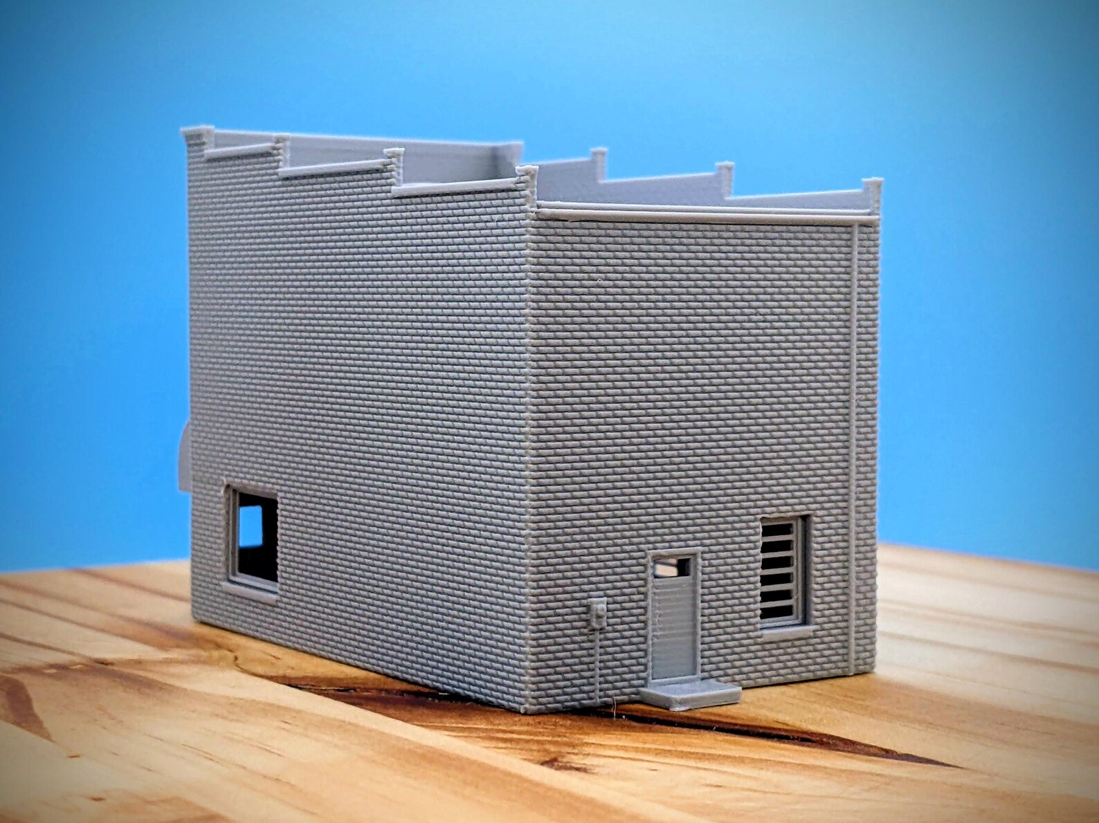 N-scale - Marshall NC Brick Main Street Store #2 - 1:160 Scale Building ...