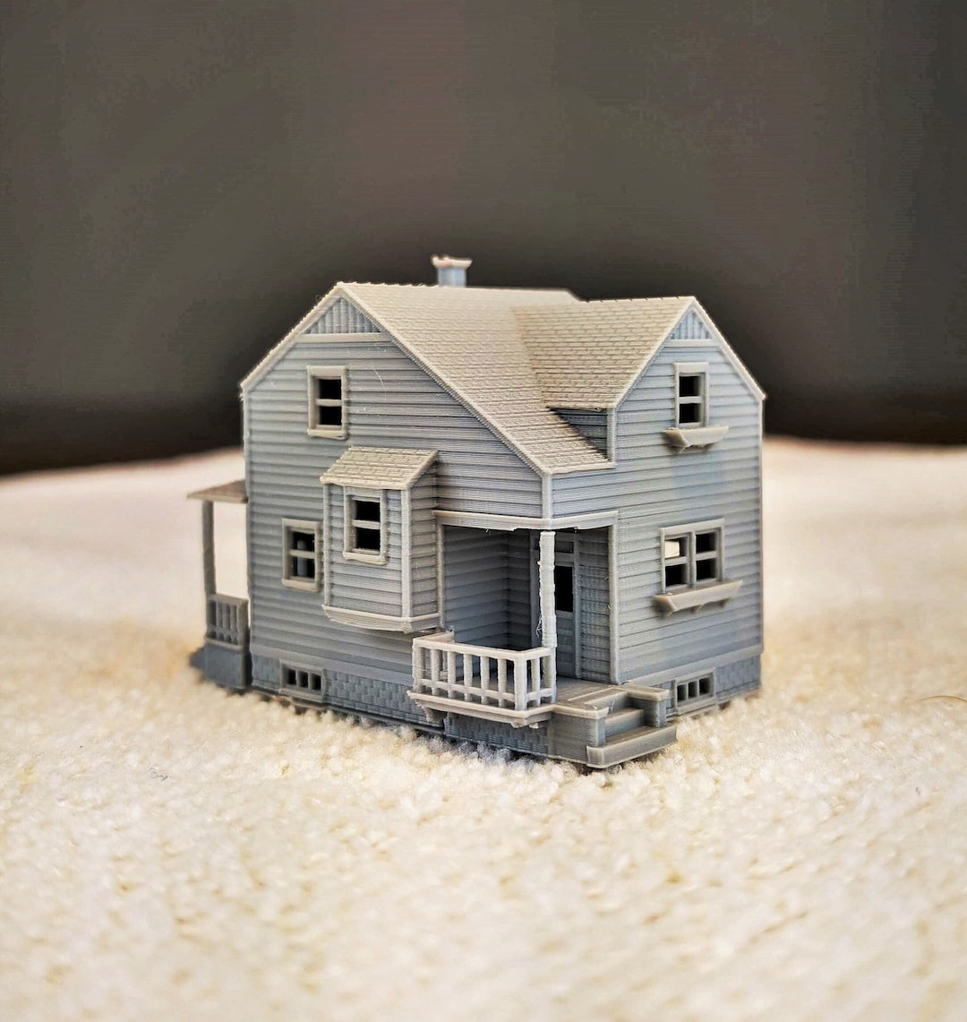 Z-scale - Sears Edgemere 1920s Kit Home - 1:220 Scale Building House - Etsy