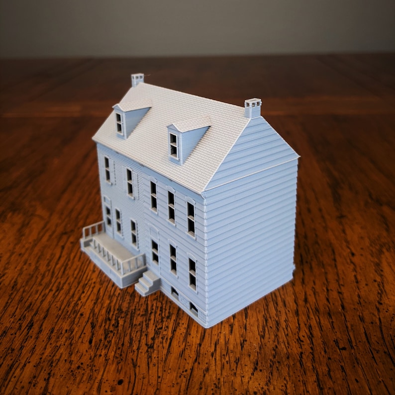 Ho-scale Pennsylvania Row House 1:87 Scale Building | Etsy