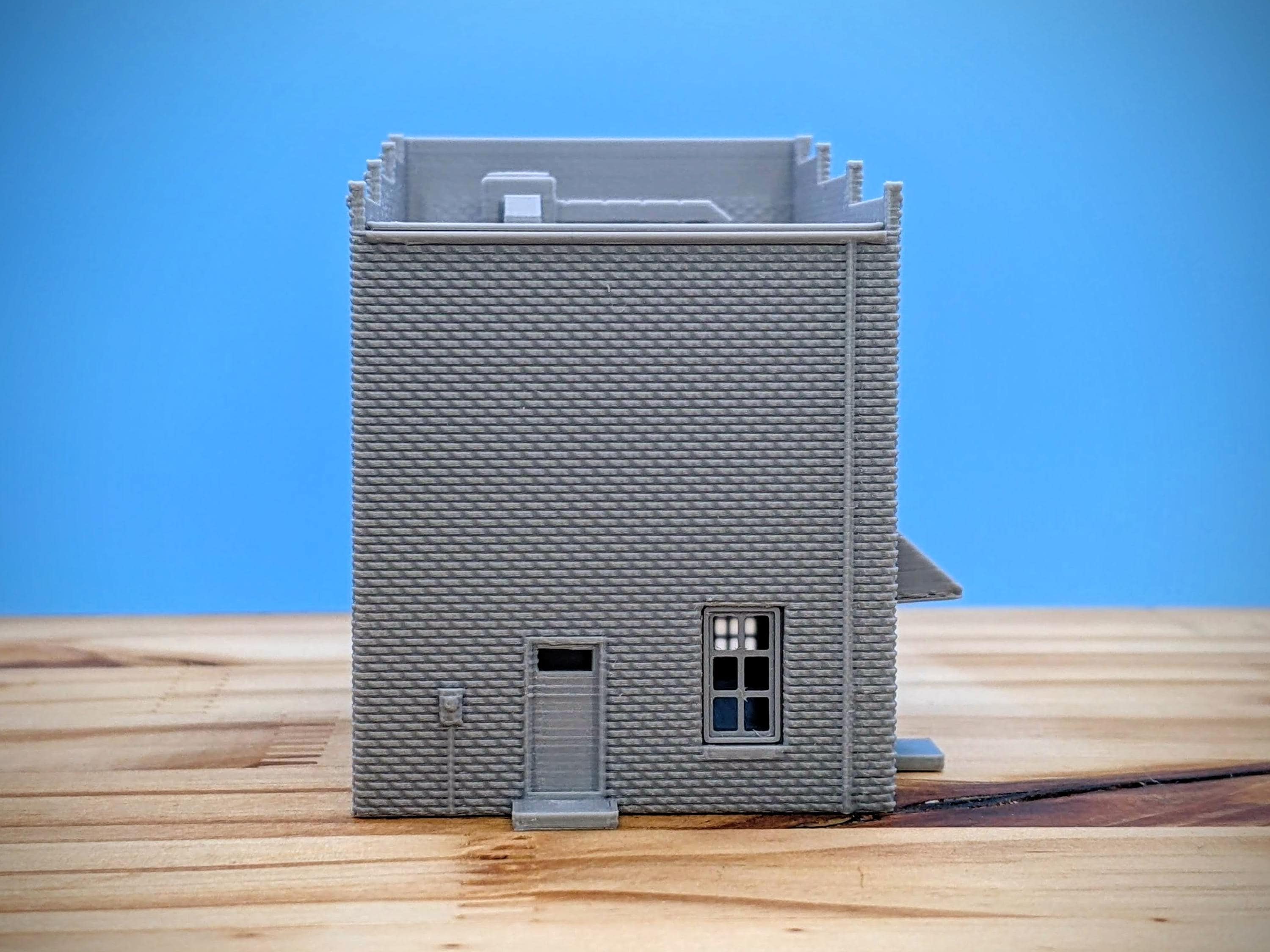 HO Scale - Marshall NC Brick Main Street Store #1 - 1:87 Scale Building ...