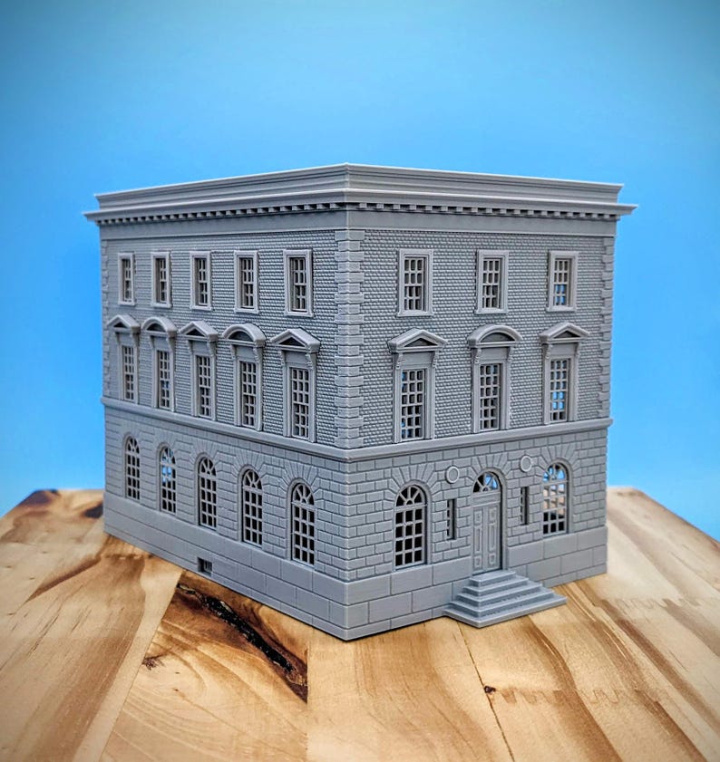 Z Scale - Bronx, NY Police Station #4 - 1:220 Scale Building - Etsy