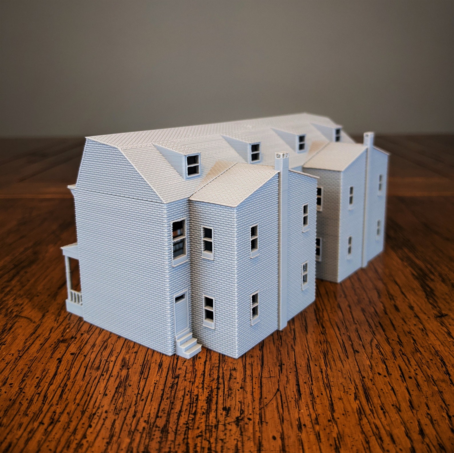 Ho-scale Pennsylvania Row House 4 Unit Model Brick Ext. 1:87 - Etsy