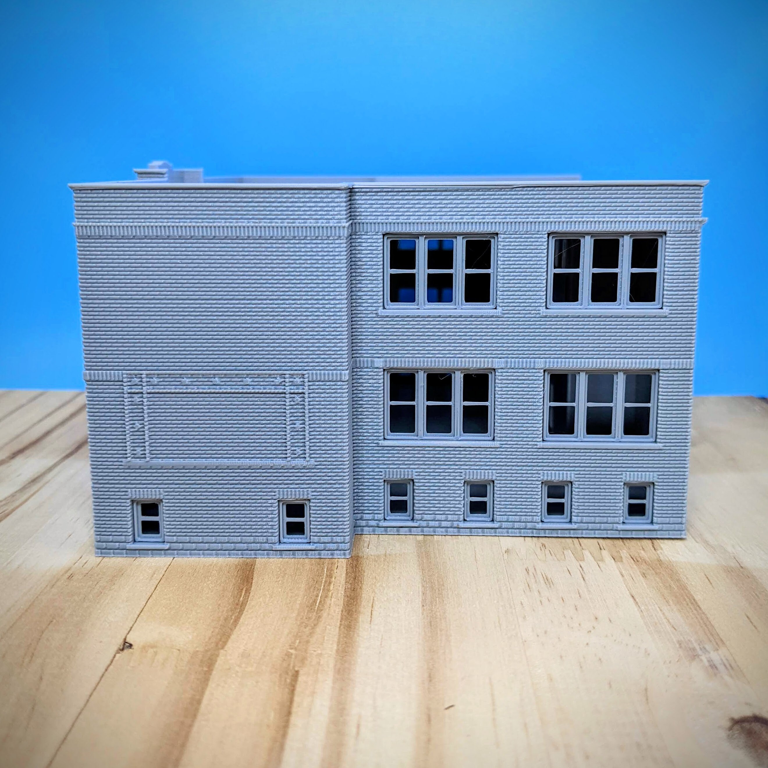 HO Scale - Large Brick School Belleville, Illinois - 1:87 Scale ...