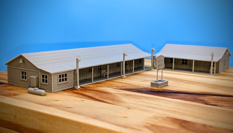 N Scale - Bates Motel - 1:160 Scale Building - Etsy