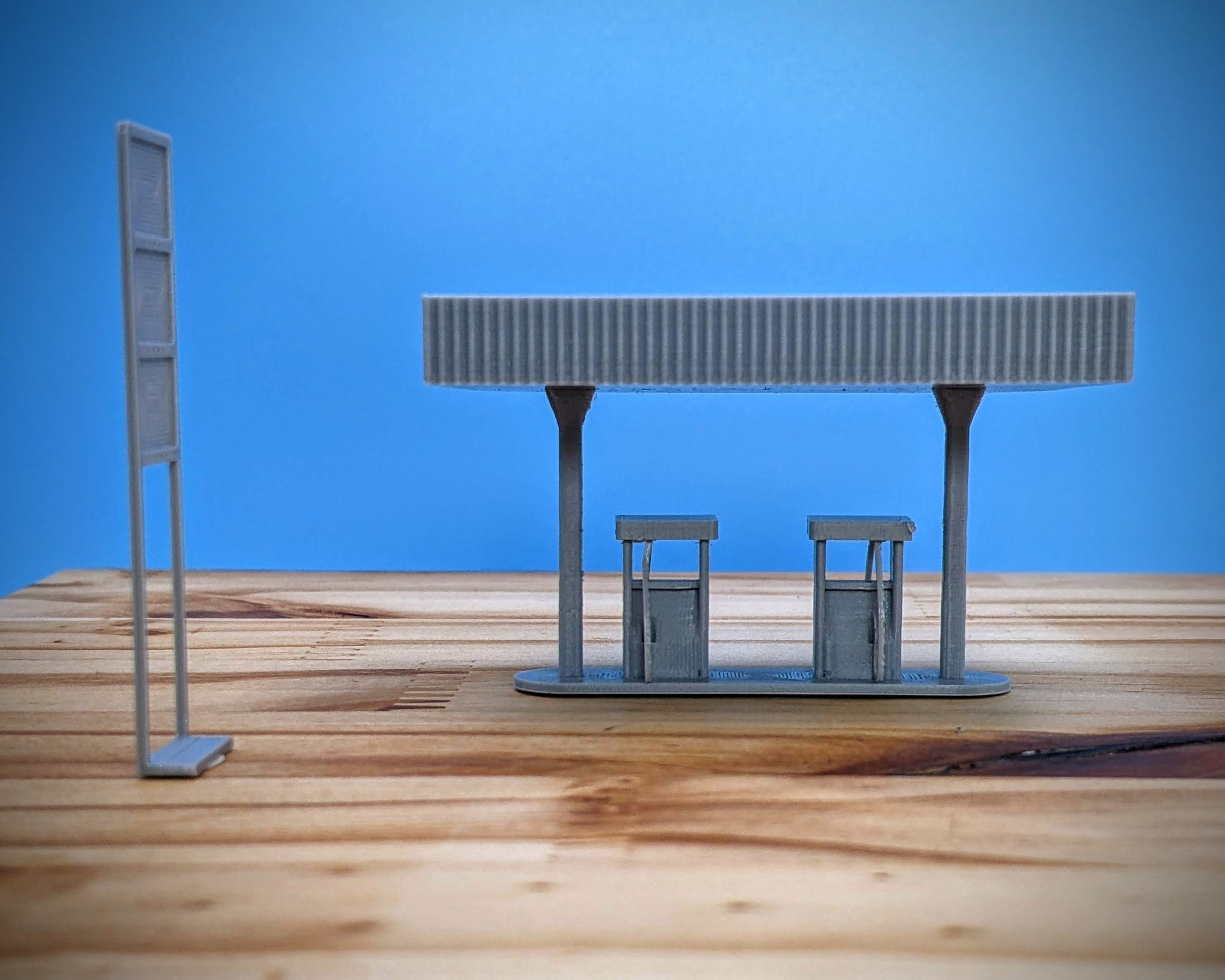 Ho-scale - Gas Pumps - 1:87 Scale Building House - Etsy