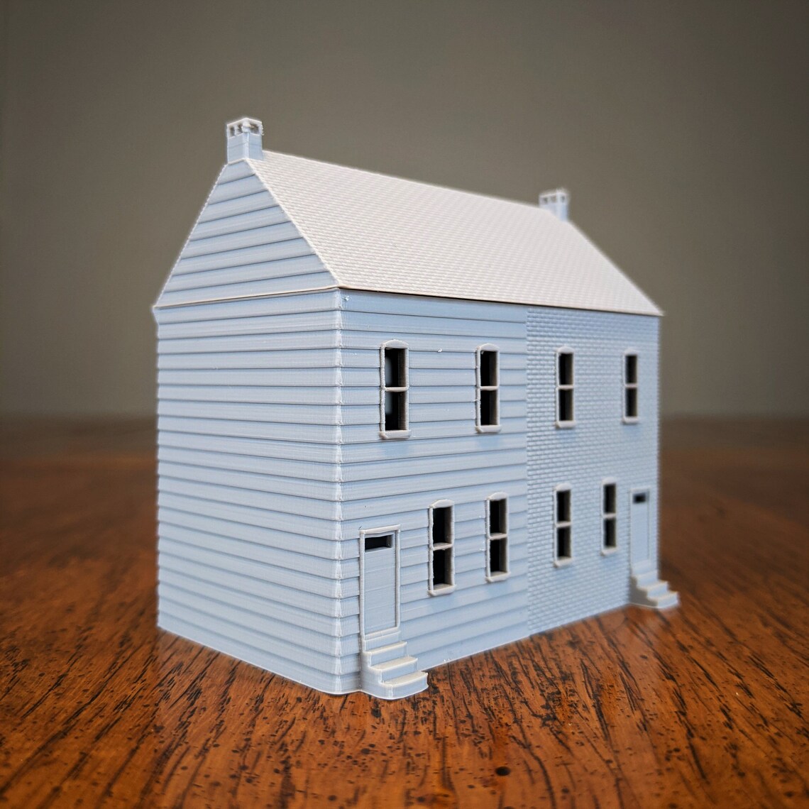 Ho-scale Pennsylvania Row House 1:87 Scale Building | Etsy